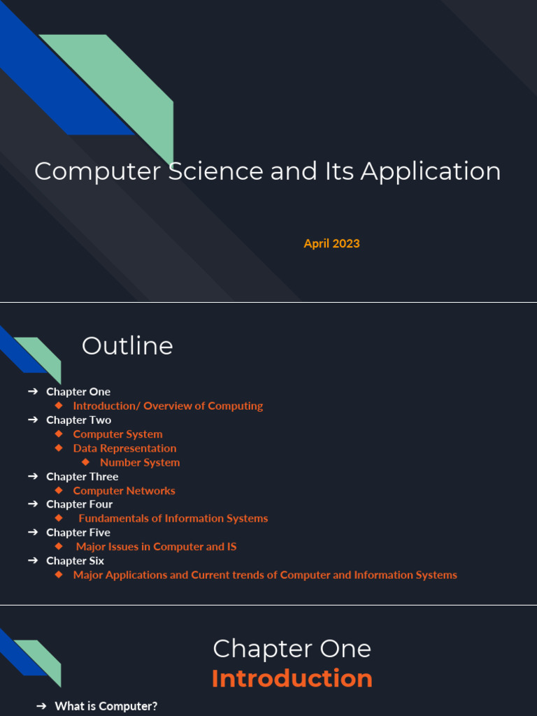 Overview of Computer Science Applications | PDF | Integrated Circuit | Random Access Memory
