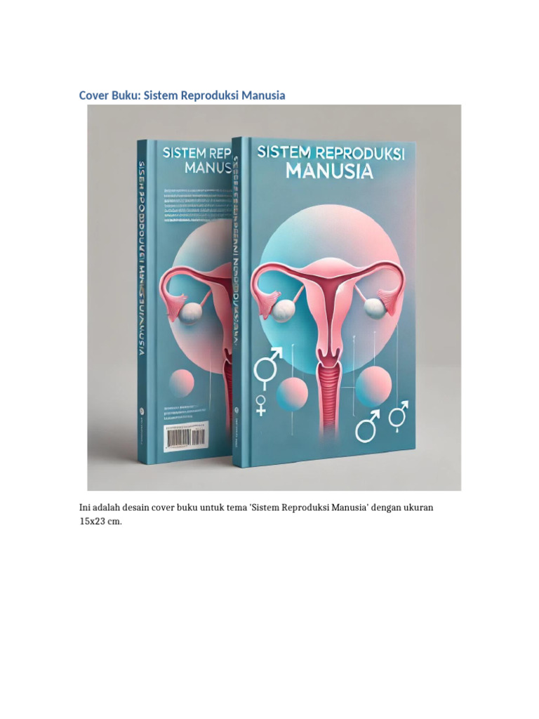 Cover Buku Sistem Reproduksi Manusia | PDF