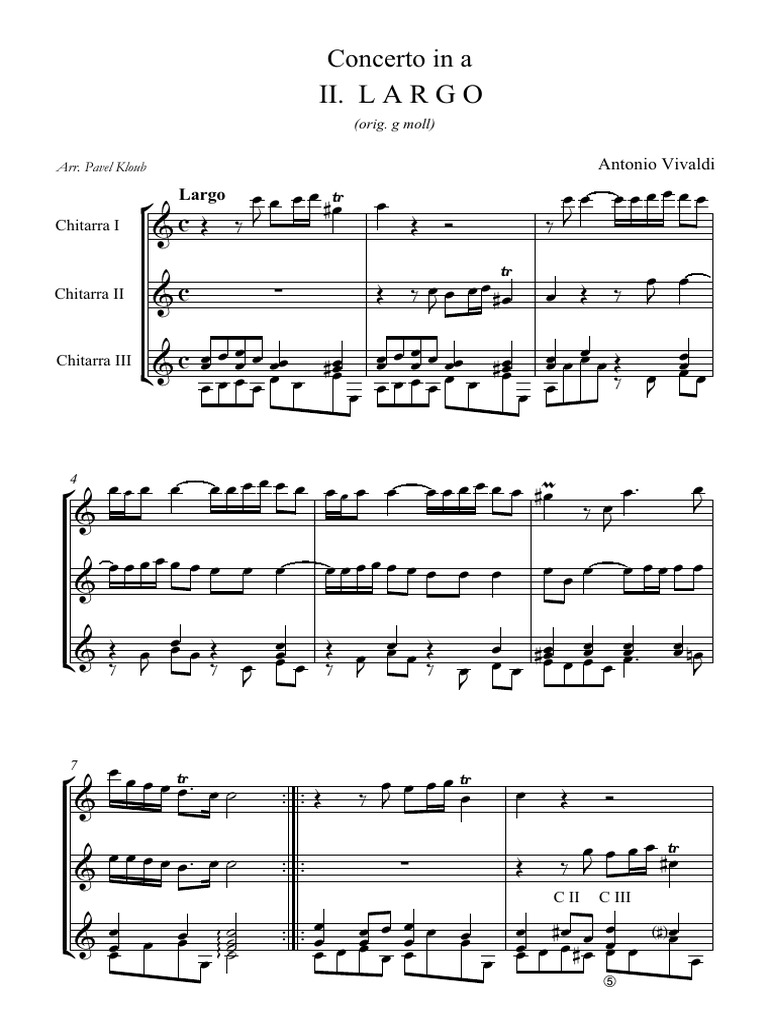 LARGO VIVALDI | PDF