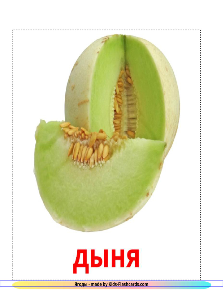 Free Russian Berry Flashcards | PDF