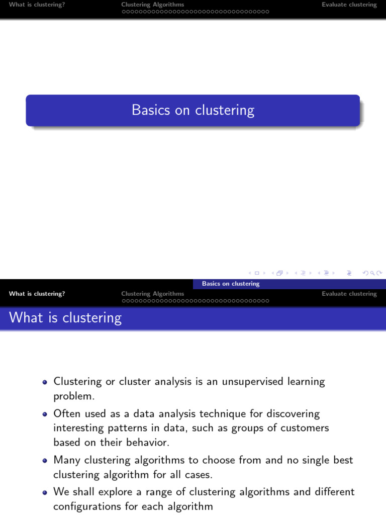 LecturePS7 | PDF | Cluster Analysis | Artificial Intelligence