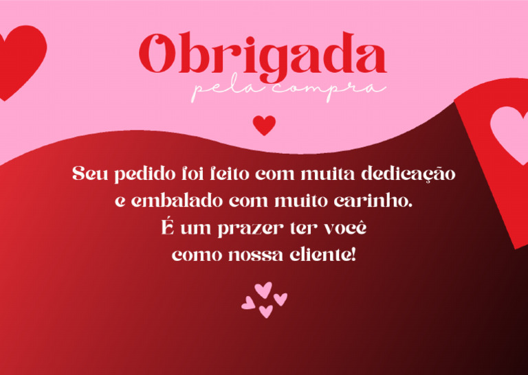 Cartão de Agradecimento | PDF