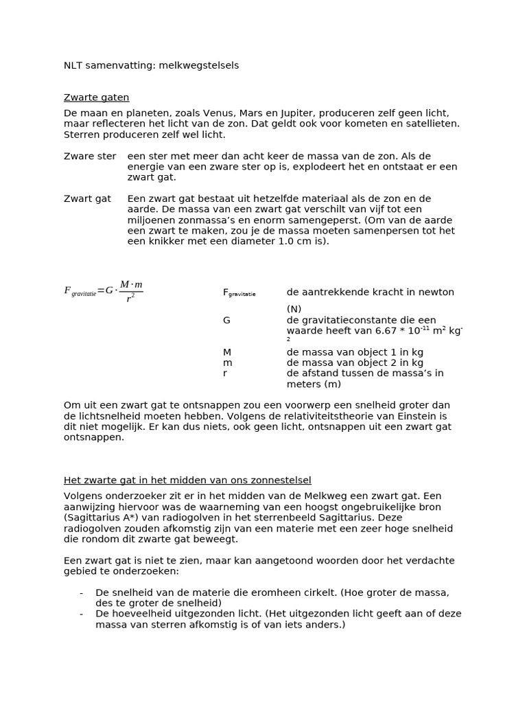 NLT Samenvatting | PDF