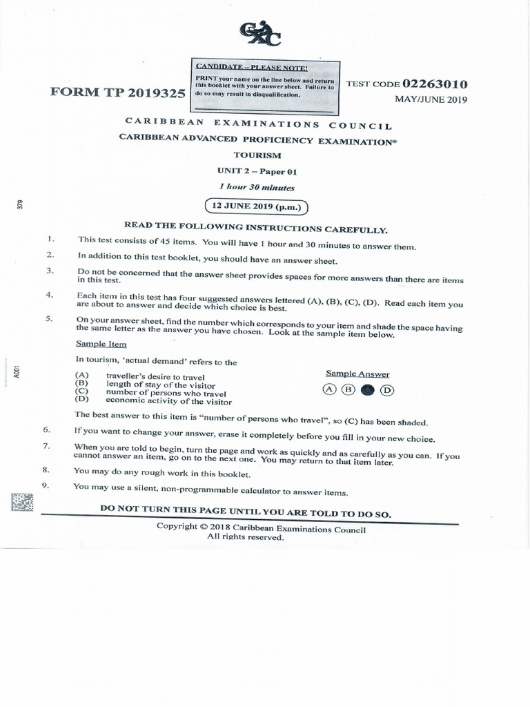 Unit 2 2019 MCQ | PDF