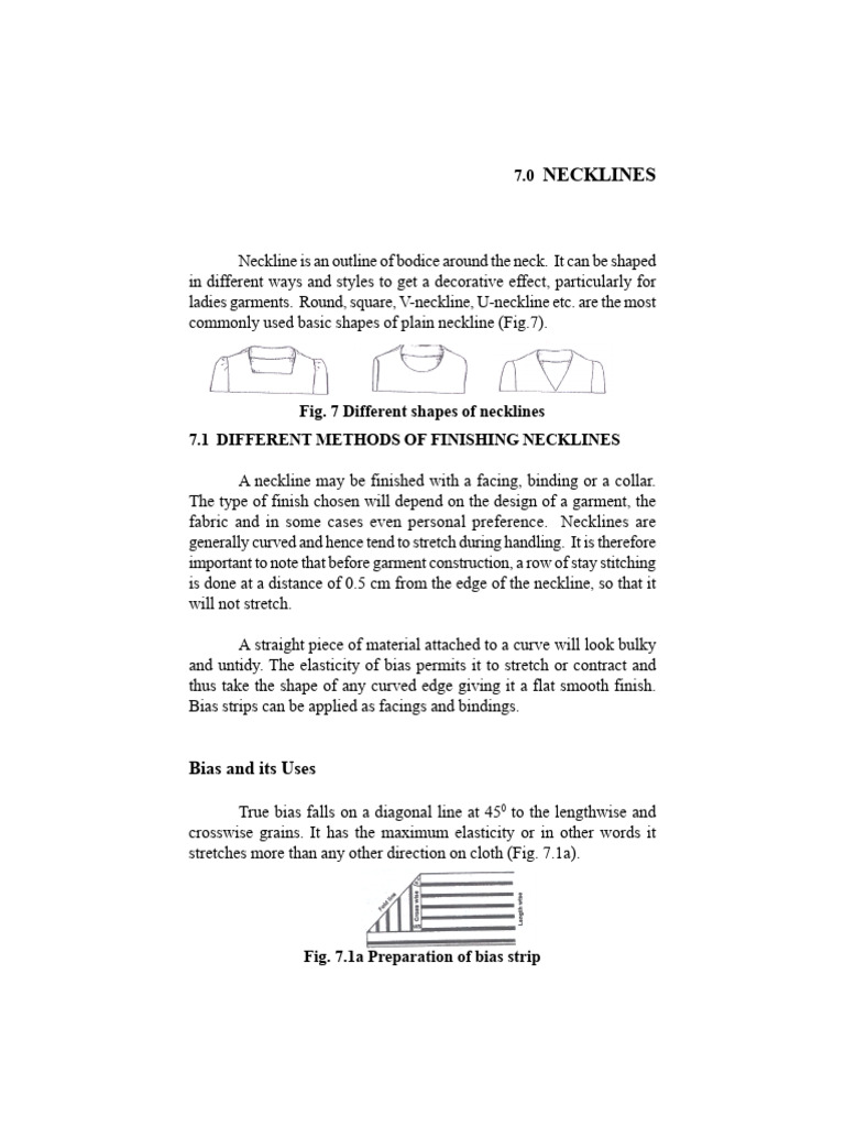 Pattern Making and Garment Construction - II | PDF | Seam (Sewing ...