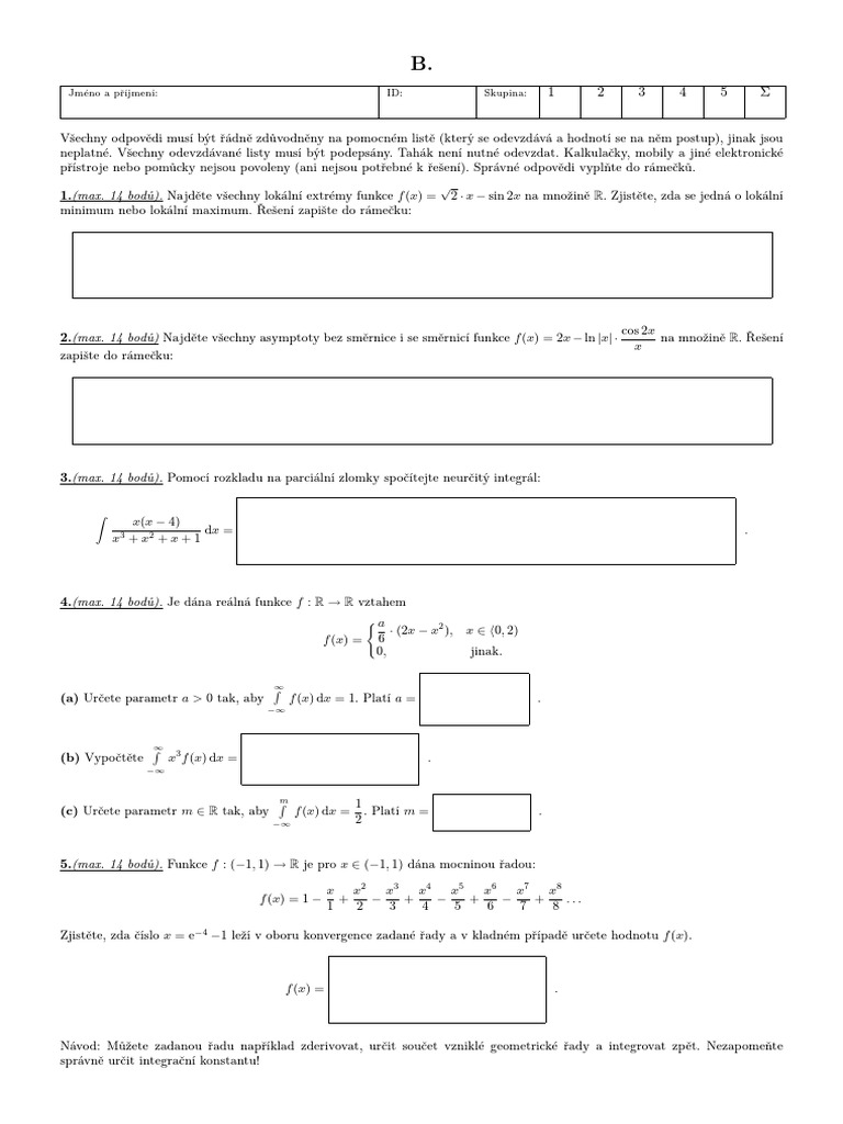 Predtermin1 B 2024 Zadani | PDF
