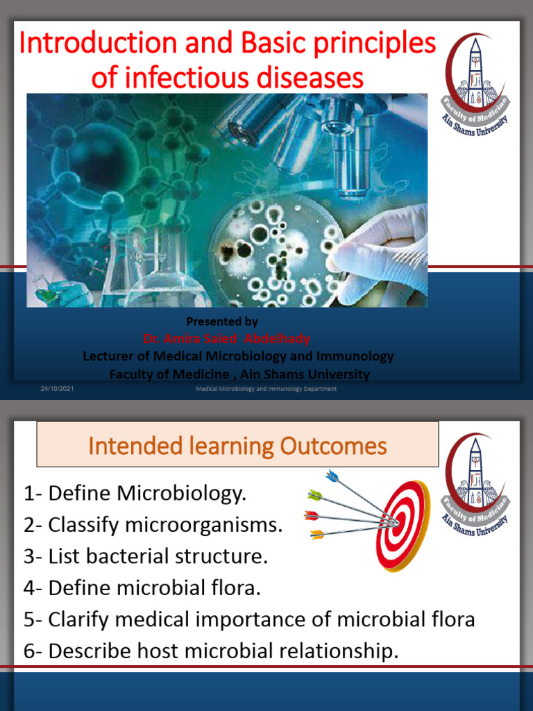 Introduction and Basic Principles of Infectious Diseases | PDF ...