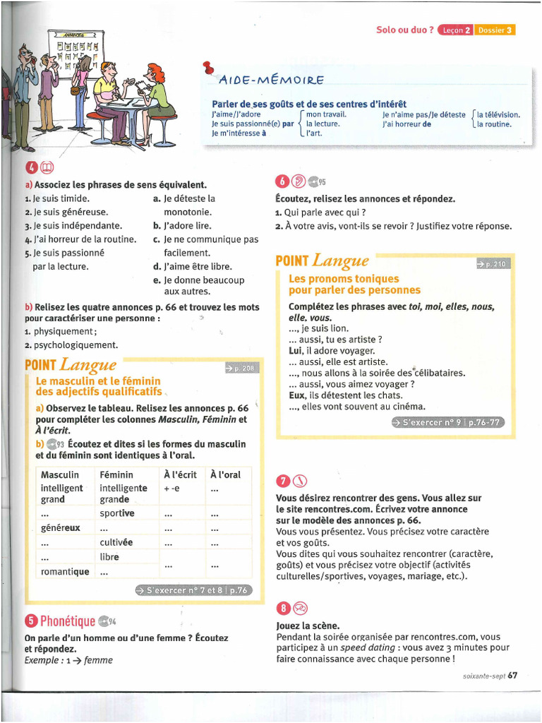 parler de soi 2 | PDF