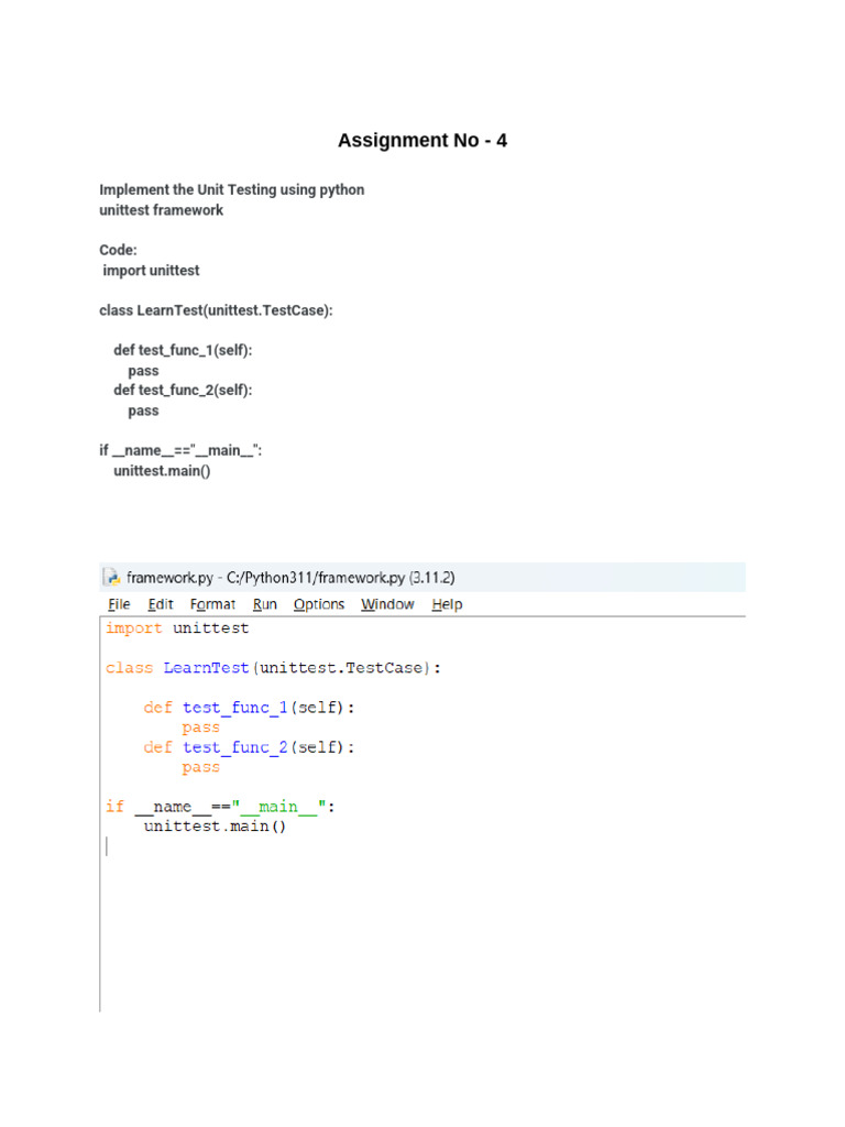 STQA Assignment no 4 | PDF