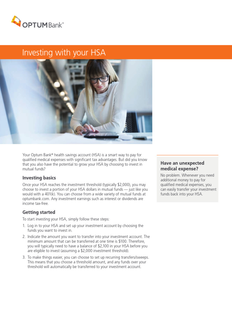 Optum Investing NO Betterment | PDF | Health Savings Account | Financial Adviser