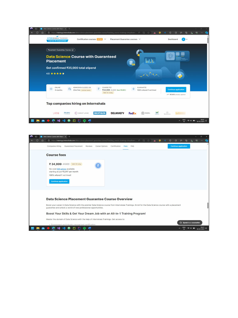 InternShala Doc | PDF