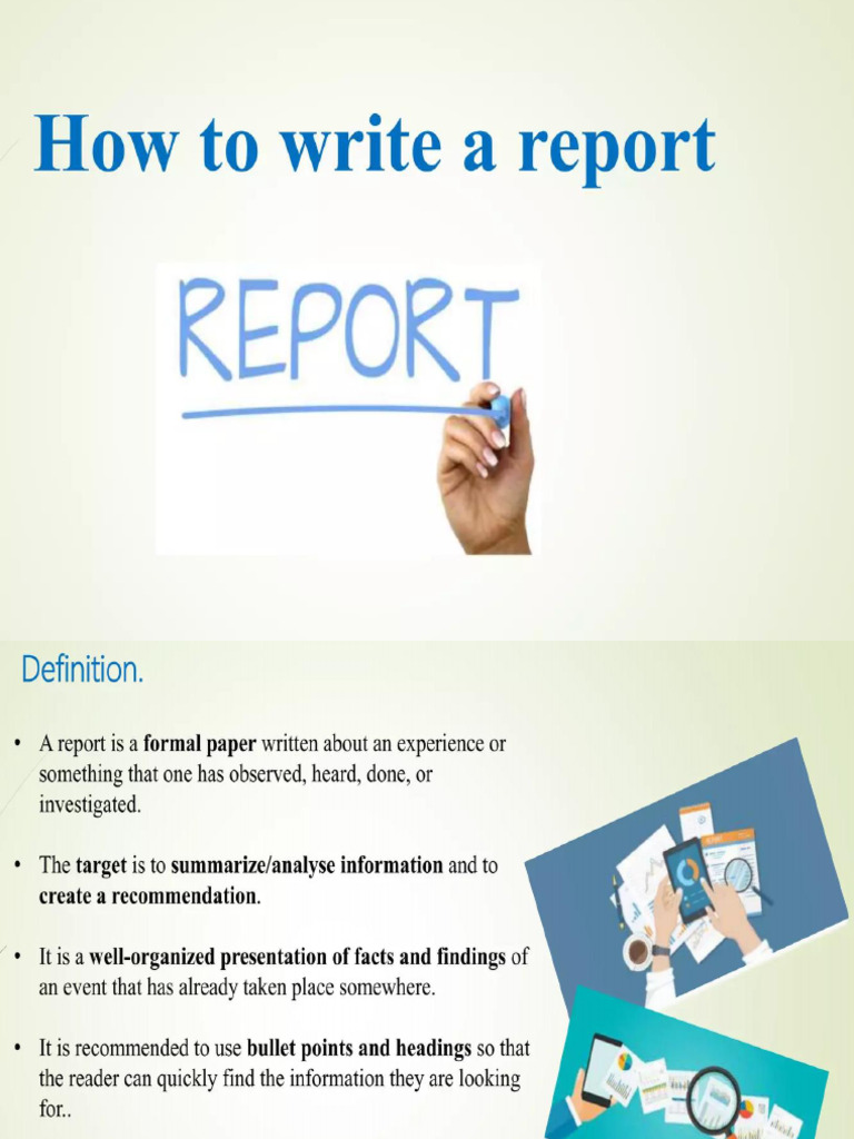 7. How to Prepare a Report | PDF