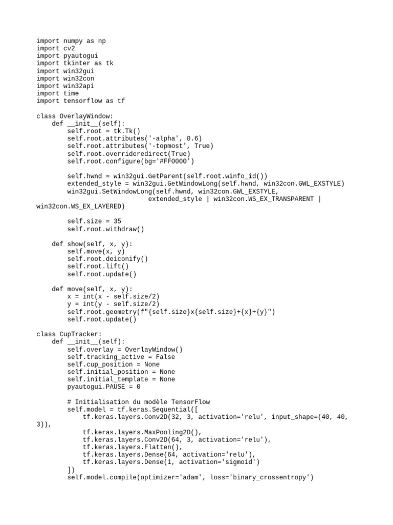 Python Avec Ia PR Suivie Avec Un Calque | PDF | Computer Libraries