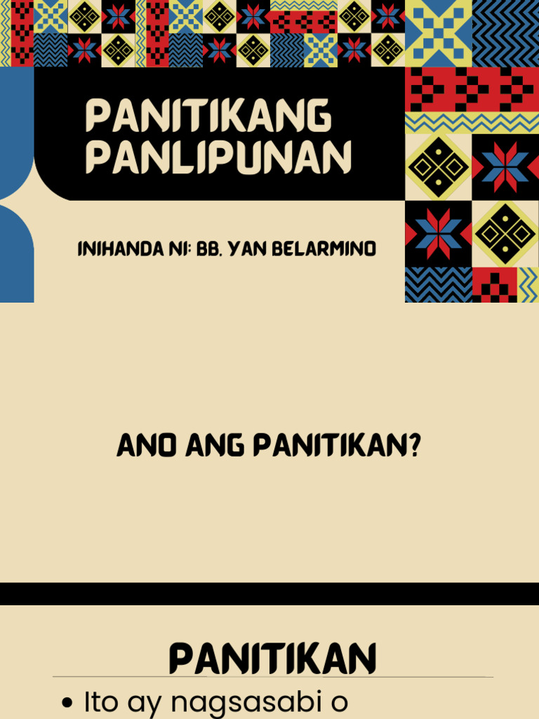 Gned Panitikan Lecture 1 | PDF