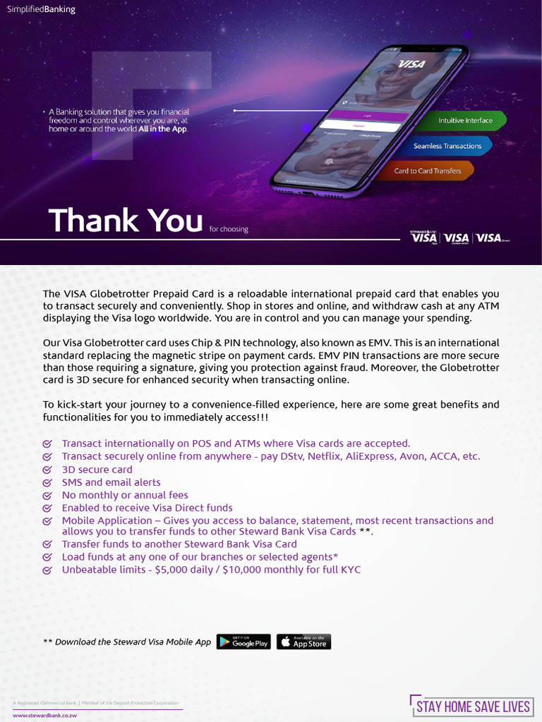 Visa Globetrotter Welcome Pack | PDF | Debit Card | Visa Inc.