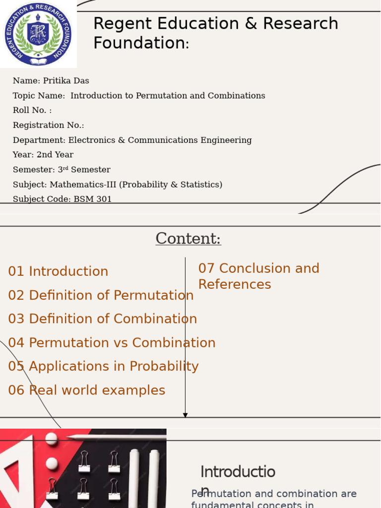 Wepik Permutation and Combinations 101 An Introduction To The Basics 20240101115235CdZh | PDF ...