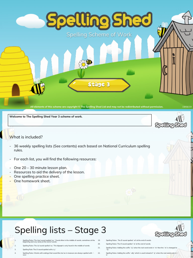 Year 3 Spelling | PDF | Syllable | Stress (Linguistics)