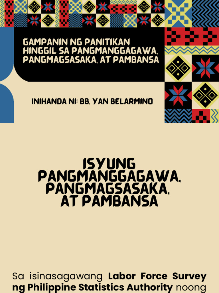 3 - Mangagawa | PDF