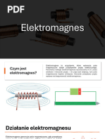 Elektromagnes Budowa Dzialanie Zastosowanie | PDF