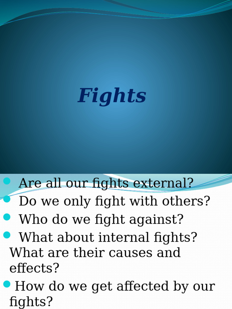 Fights | PDF