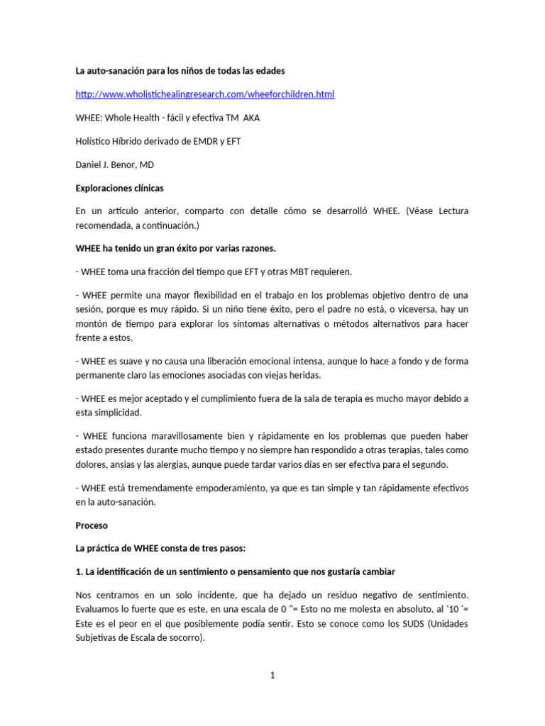 WHEE en Niños | PDF | Trastorno de ansiedad | Desorden hiperactivo y ...