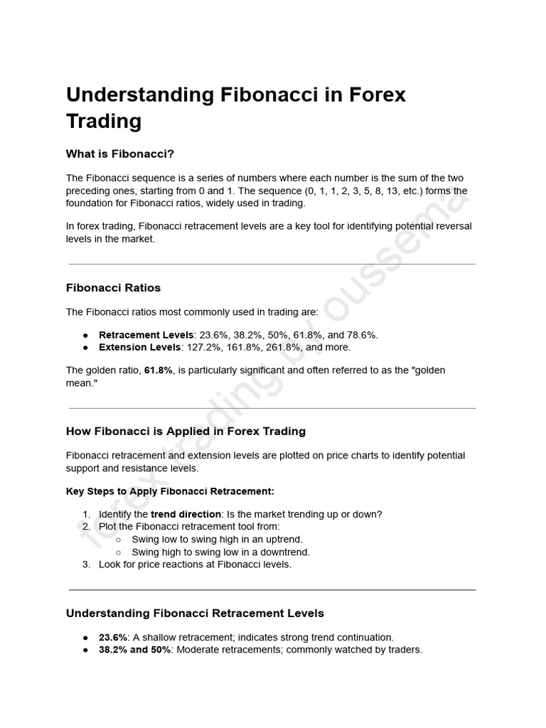 Fibonacci Forex Trading Guide | PDF | Technical Analysis