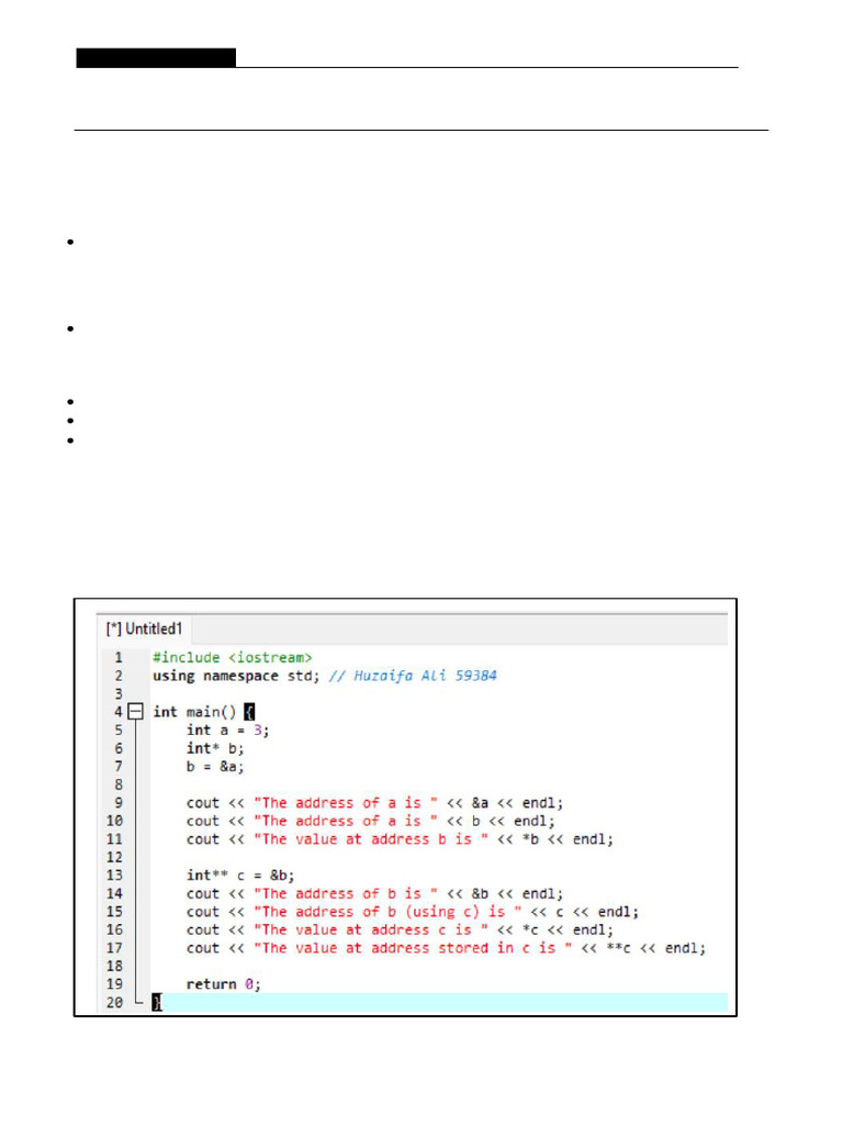 Dsa Lab Pointer Pdf Pointer Computer Programming Computer Science