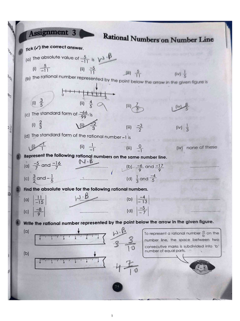 Class-7 B, Assignment - 3 and 4 | PDF