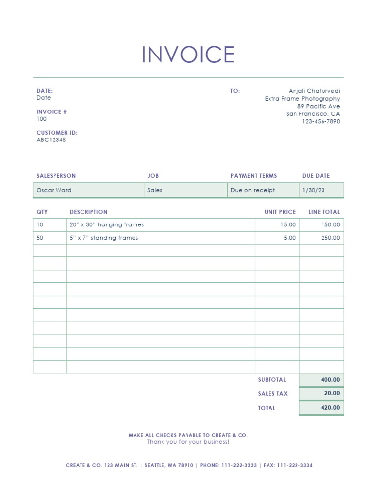 Invoice | PDF