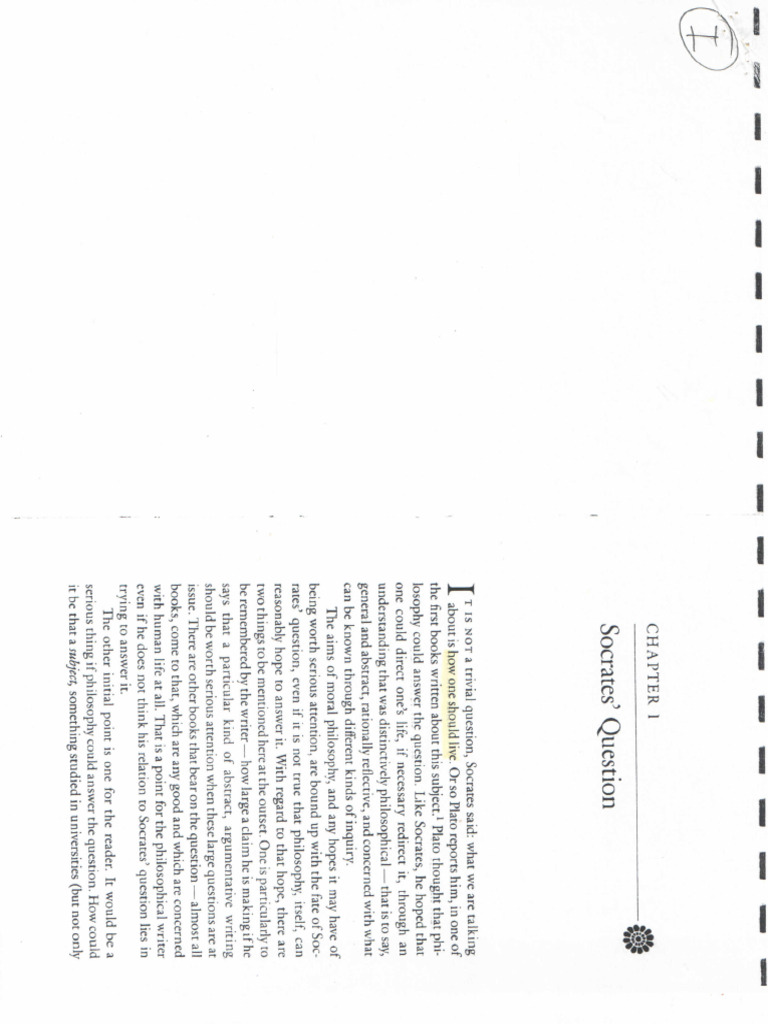 Socrates Question XX | PDF