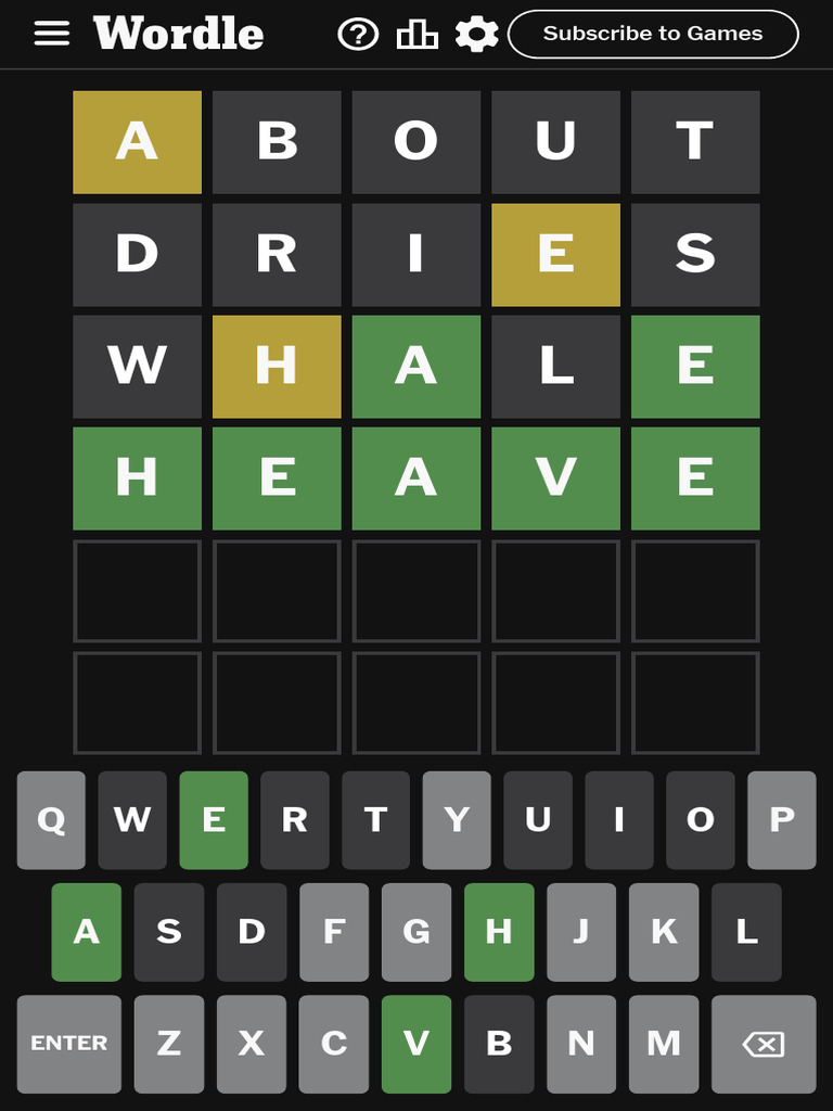 Wordle - The New York Times 2 | PDF