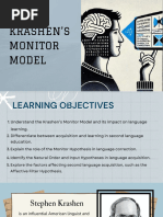 Krashen - 1985 - The Input Hypothesis | PDF | Hypothesis | Applied ...