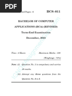 BCS 011 Previous Year Question Papers by Ignouassignmentguru | PDF ...