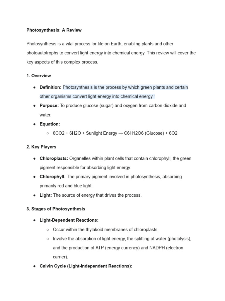 Photosynthesis | PDF | Photosynthesis | Chloroplast