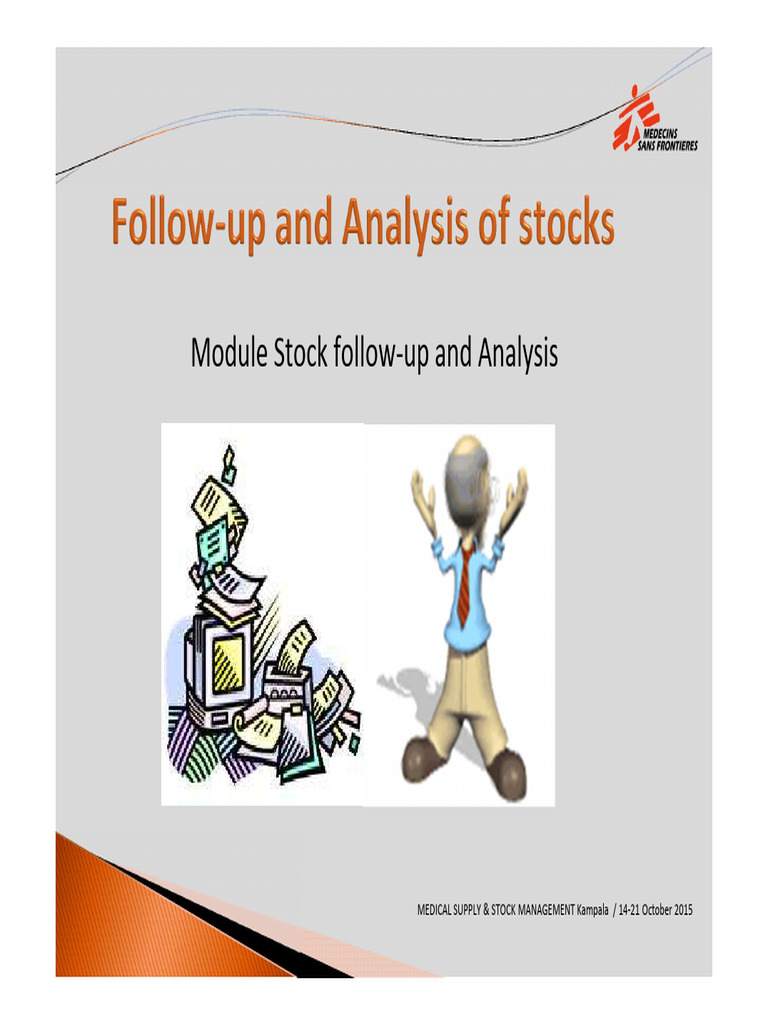 EN - Stock Follow-Up and Analysis 10 - 2015 | PDF | Inventory | Risk