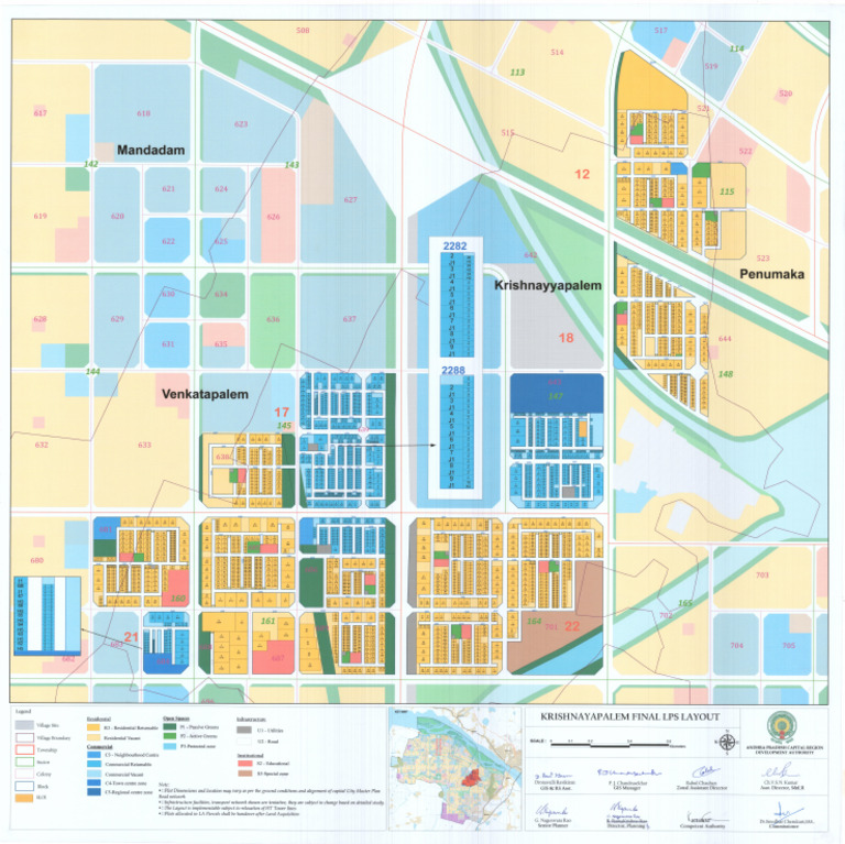 Krishnayapalem Final LPS Plot Code Map | PDF