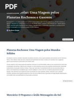 Planetas Rochosos Resumo | PDF | Terra | Planetas