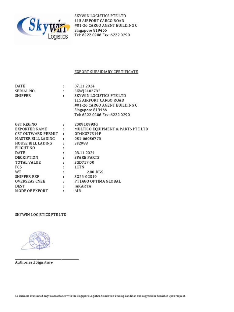 SF2988-MULTICO | PDF