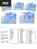 Tion and Sion Suffix Word List | PDF