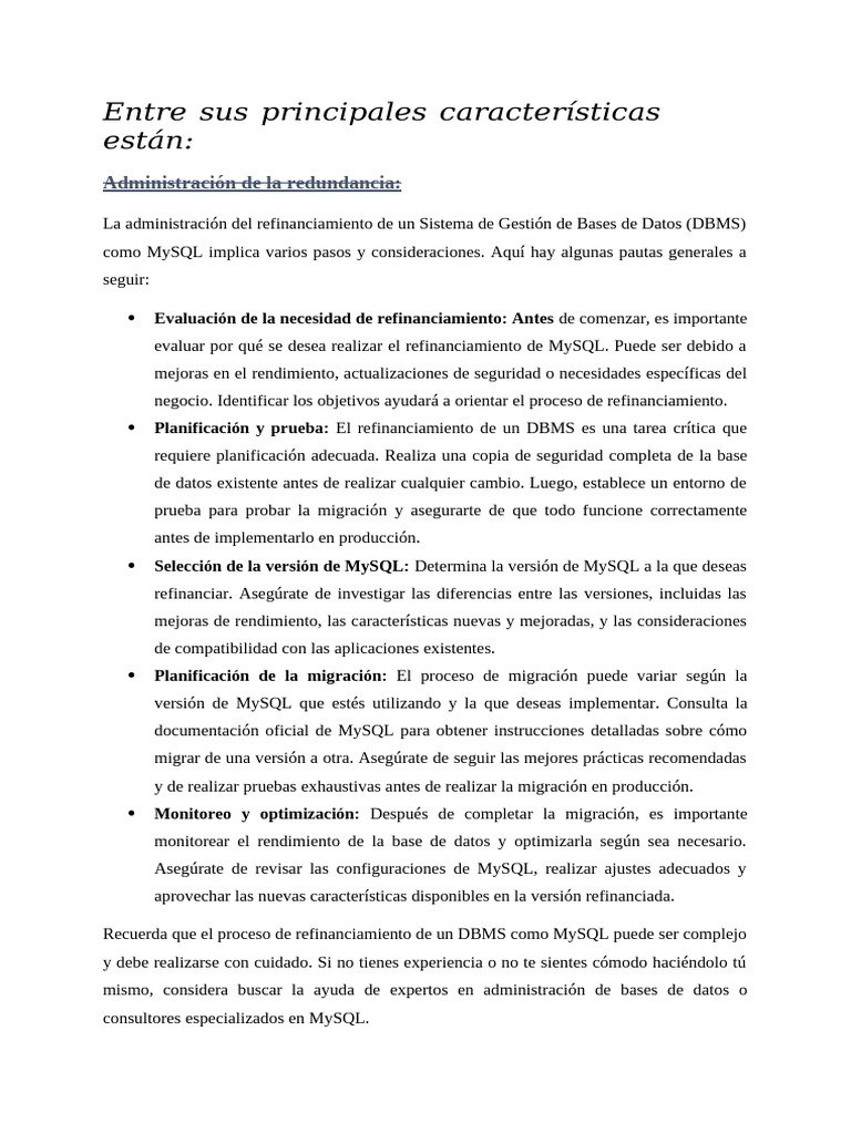 Expo DBMS | PDF | Mi sql | Bases de datos