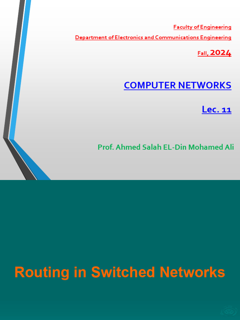 Net.-Fall-2024-Lec.-11 | PDF | Routing | Computer Network