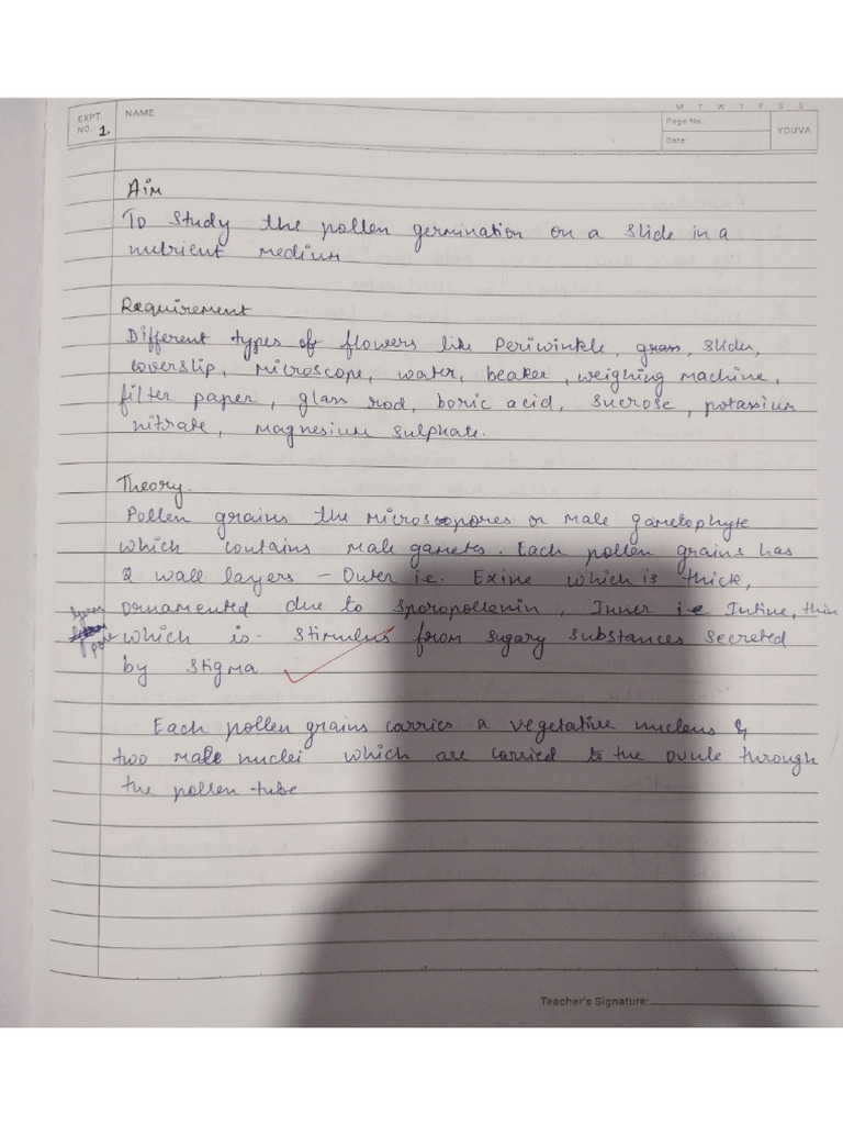 Exp 1-5 Biology 12th B | PDF