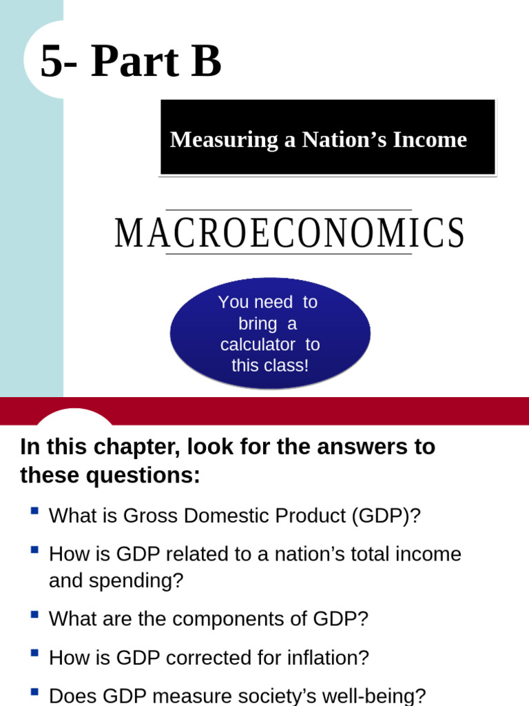 ch05-part B | PDF | Gross Domestic Product | Macroeconomics