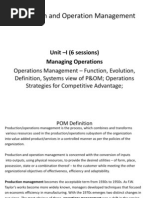 Module 1 - Introduction Into Operations Management | PDF | Operations ...