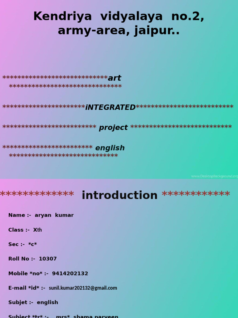 Cbse Project English | PDF | Indian Cuisine | Cuisine