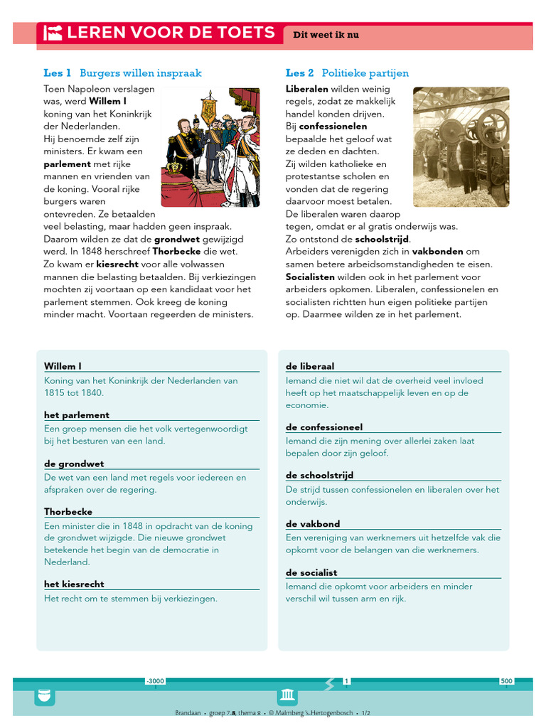 Brandaan Leren Voor de Toets Thema 8 1 | PDF