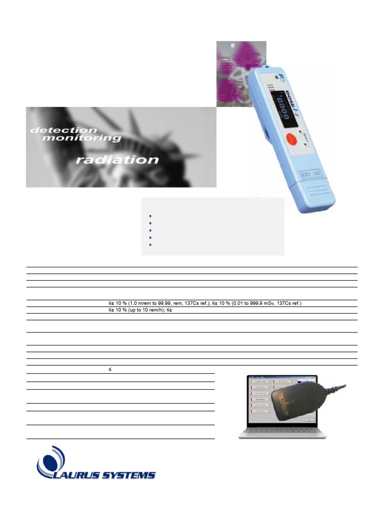 LS DOSEi Electronic Personal Dosimeter | PDF | Gamma Ray | Forms Of Energy