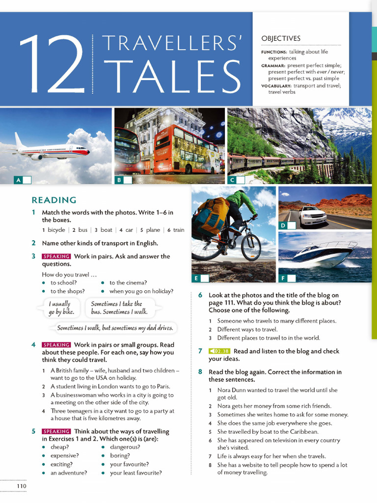 Think Level 1 Students Book-Unit 12 | PDF