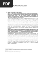 Ispit-Povijest Hrvatskog Jezika 7.r. - PP | PDF