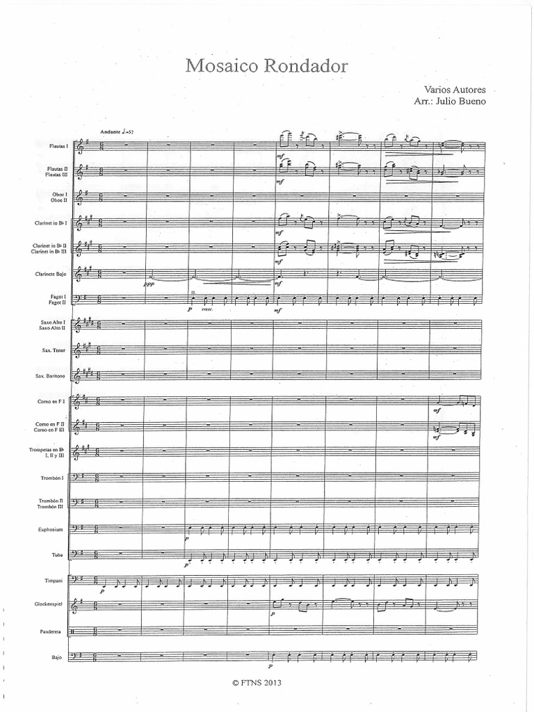 2 Mosaico Rondador - Score | PDF